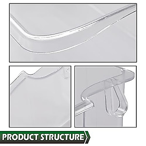 GRAND ORANGE 240356402 Clear Refrigerator Upper Door Bin Compatible with Frigidaire,Electrolux,Gibson, Kelvinator