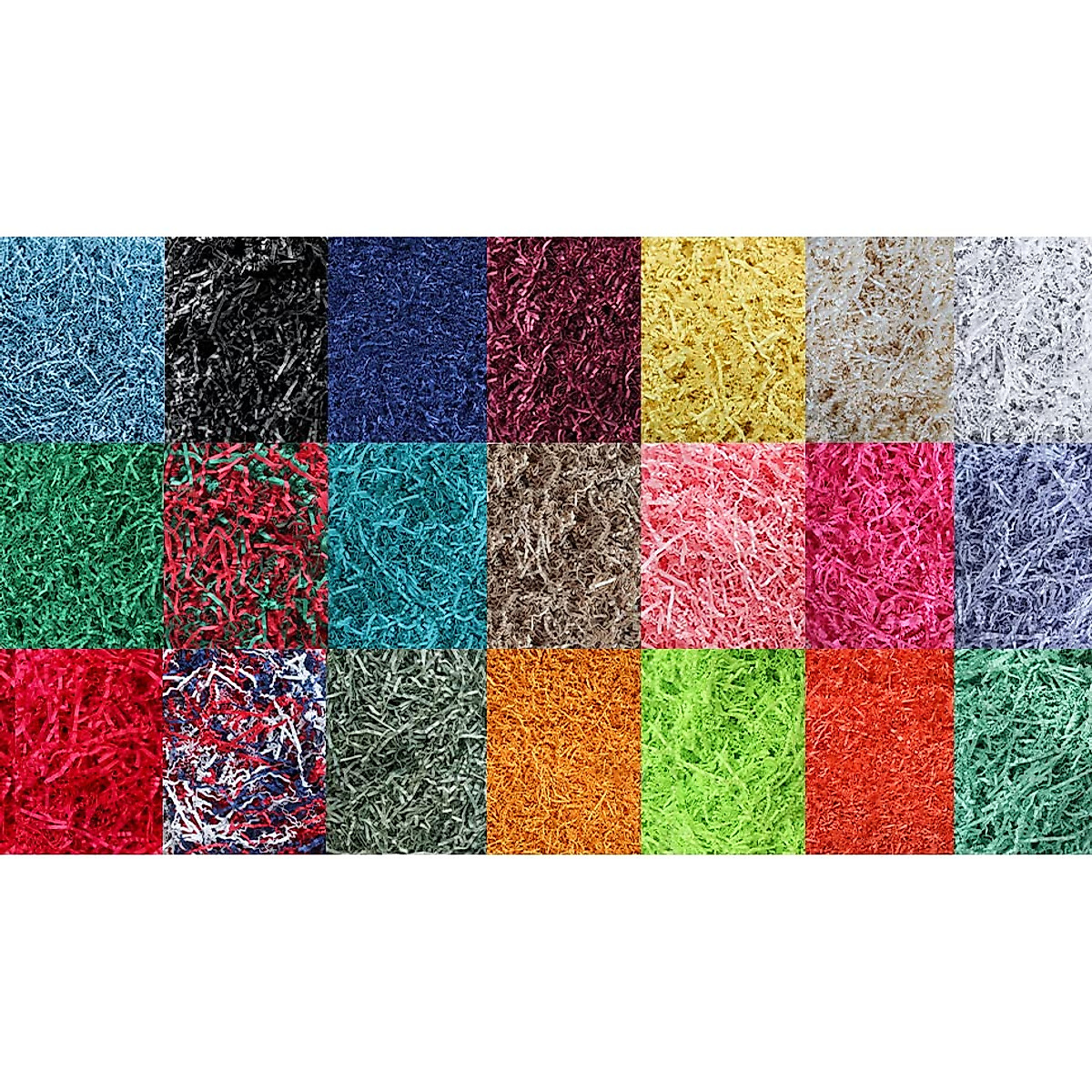 MagicWater Supply Soft & Thin Cut Crinkle Paper Shred Filler (1/2 LB) for Gift Wrapping & Basket Filling - Cream