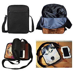 Upetstory Galaxy Women Kids Small Shoulder Bag Girls Boys Daily Bookbag Crossover Bags Handbag for Travel Holiday Outdoor Shopping