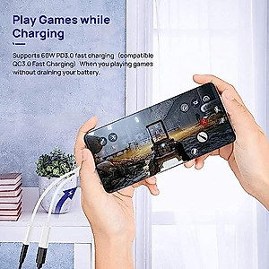 Headphone Adapter for iPhone, [Apple MFi Certified] 2 in 1 Lightning to 3.5mm AUX Audio + Charger Splitter Dongle Adapter Compatible with iPhone 14/13/12/11/XS/XR/X 8/7 iPad, Support All iOS System