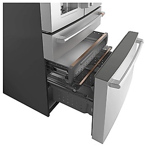 Cafe CVE28DP2NS1 27.6 Cu.Ft. Stainless 4-Door French Door Refrigerator Title