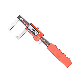 Disc Brake Rotor Caliper Digital Electronic Gauge Gage Caliper Micrometer 0-6 Inch/150mm for Woodworking Jewelry, Polished Silver