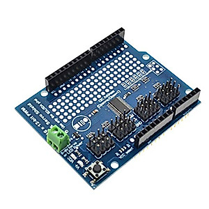 HiLetgo PCA9685 Servo Shield PCA9685 16 Channel 12-bit PWM Servo Driver Shield I2C Interface for Arduino