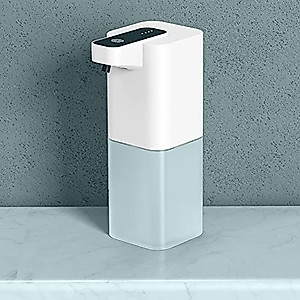 Eforcase Soap Dispenser, Automatic Foaming Hand Soap Dispenser Touchless Foam Soap Dispenser Rechargeable Bathroom Countertop Soap Pump for Bathroom Kitchen 15.2oz/450ml