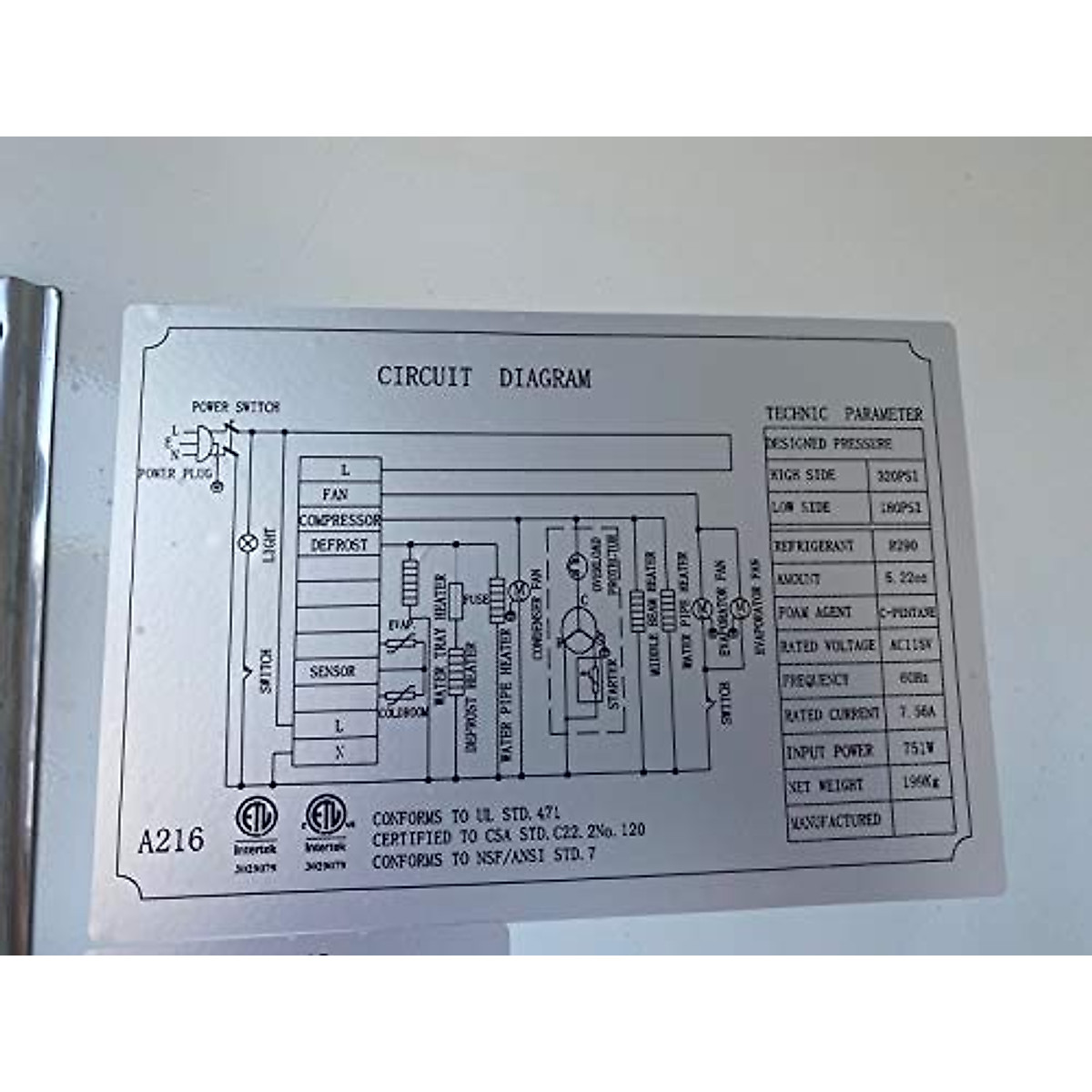 Commercial Freezer 2-Doors Solid Upright Reach in Two Section Stainless Steel NSF 54" Width, Capacity 47Cuft, Restaurant Quality Kitchen -8°F Cold al32Adup1