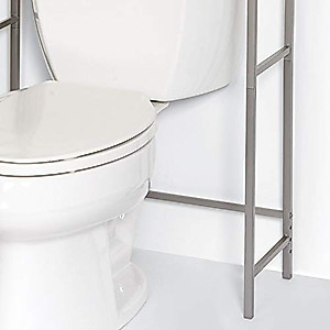 Zenna Home 9065NN Bathroom Spacesaver, Satin Nickel 9.5D x 25.19W x 66.38H in