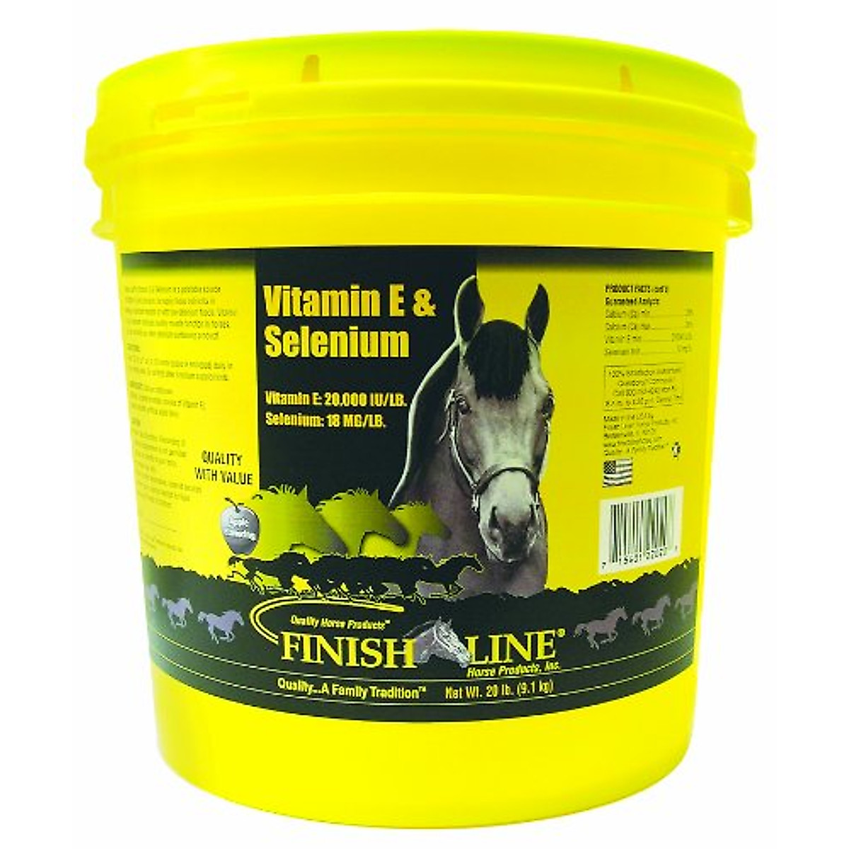 Finish Line Horse Products Vitamin E- Selenium (20-Pounds)