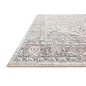 Loloi Dante DN-05 Ivory Transitional Area Rug 7'-10" x 10'-6" Ivory/Stone