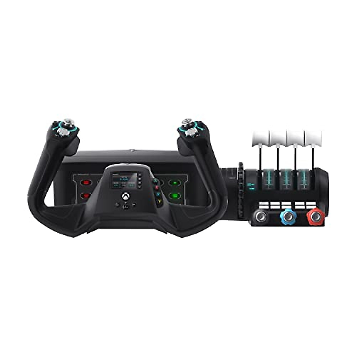 Turtle Beach VelocityOne Flight Universal Control System - Xbox Series X & Xbox Series S, Xbox One & Windows 10 & 11 PCs with Yoke Handle, Throttle Quadrant, Trim Wheel & Rudder Controls