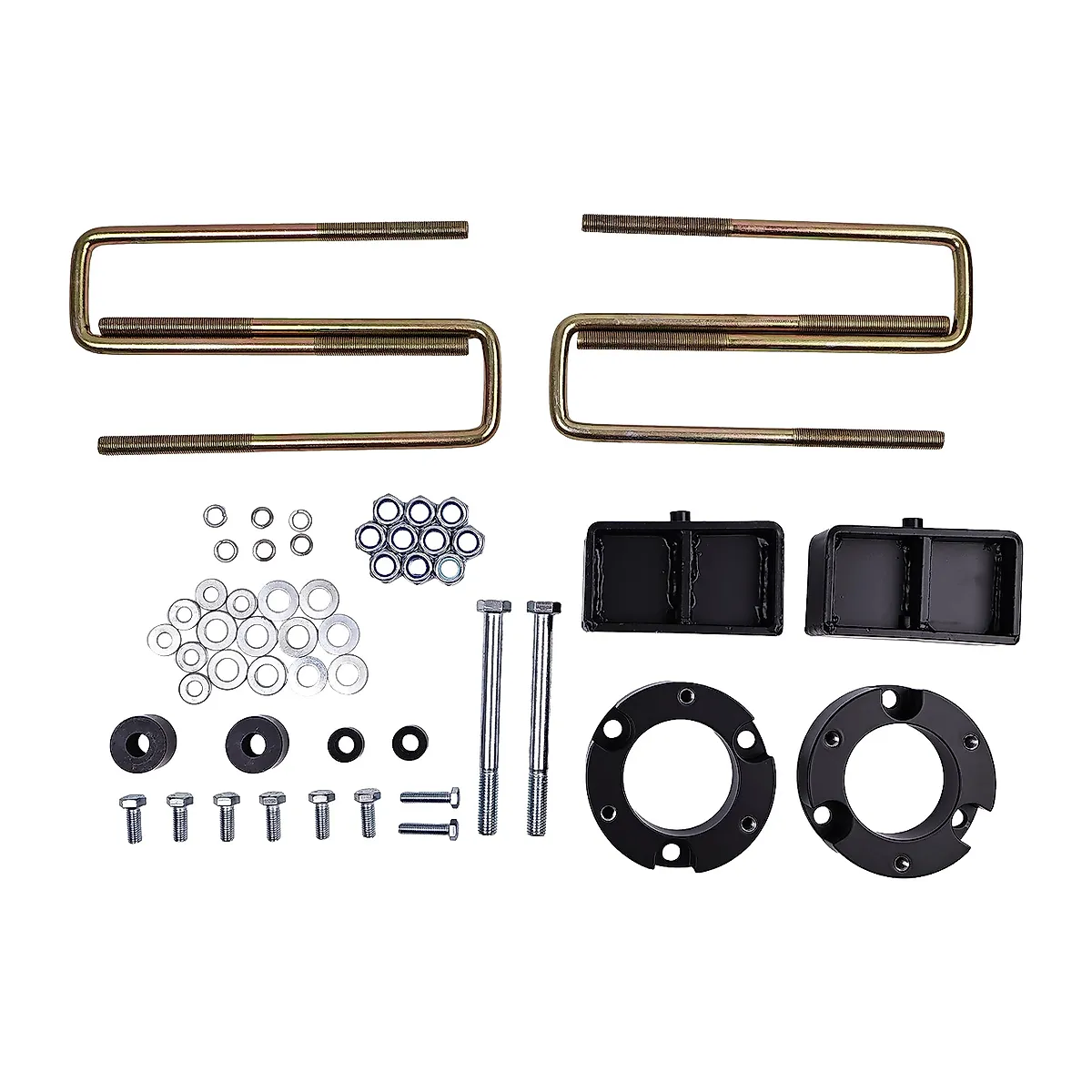 JEENDA 3" Front + 3" Rear Lift Kit 05TMA33-DD Compatible with Toyota Tacoma 4X4 4WD, SR5, TRD 2005-2022 with Diff Drop Full Suspension Leveling Lift kits w/Differential Drop, Replaces 05TMA33DD