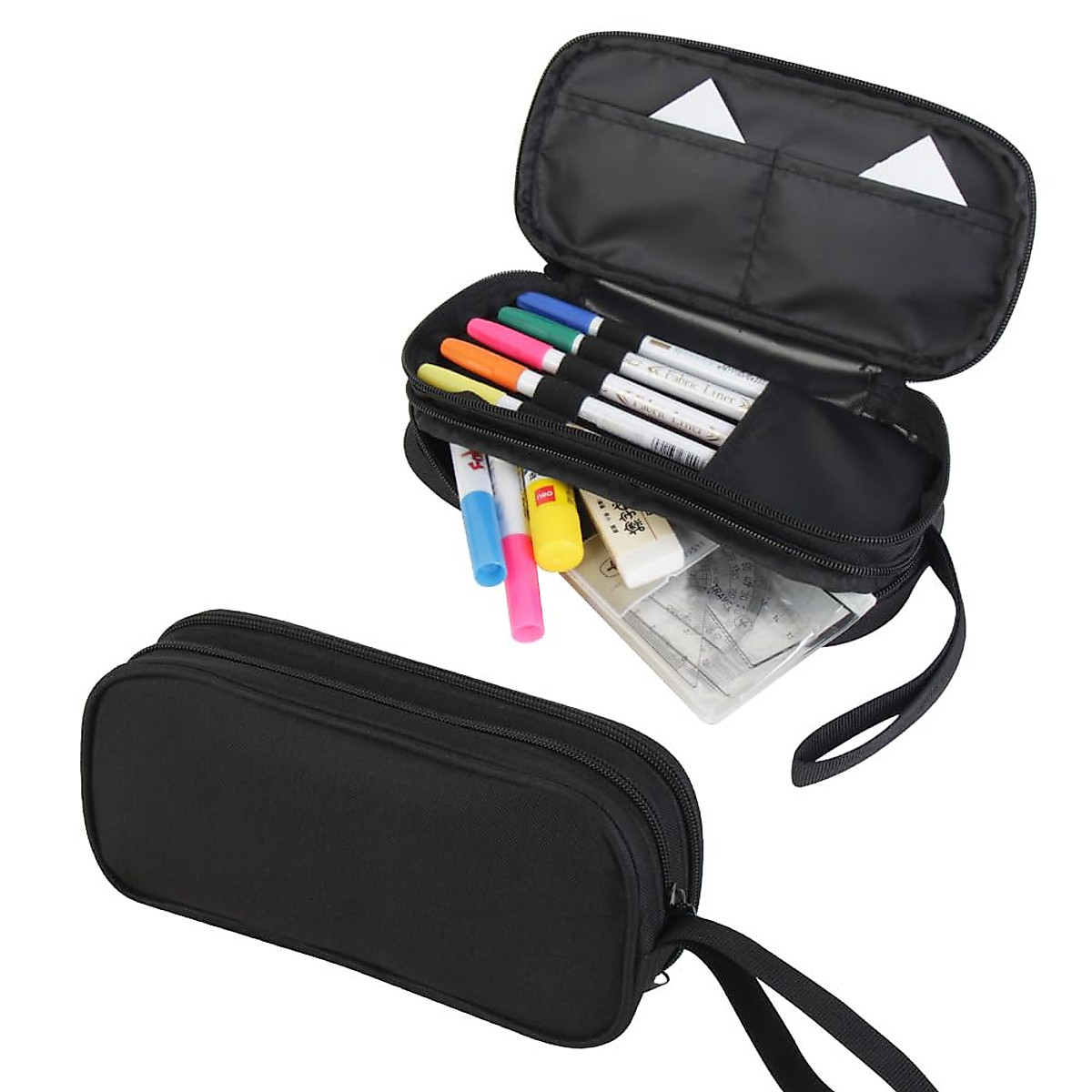 Dispalang School Pencil Case Galaxy Pencil Bag for Students Adult Office Pen Bag Zipper Pencil Box