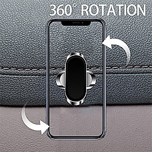 Car Magnetic Mobile Phone Holder,360° Rotation of Eight Magnetic Aluminum Alloy Dashboard Car Phone Holder,Compatible iPhone 13 Pro Max / 13 Pro and All Smartphone (Black)
