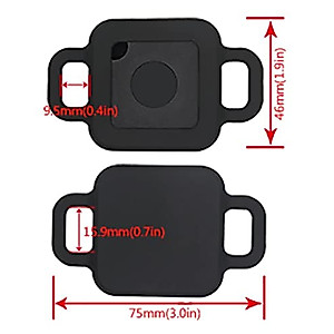 Cat Collar Tag Holder for Tile Pro,GPS Finder Cat Dog Collar Pet Loop,Dog GPS Tag Protects Device Anti-Lost Anti-Scratch,Protective Silicone Cover for GPS Tracking