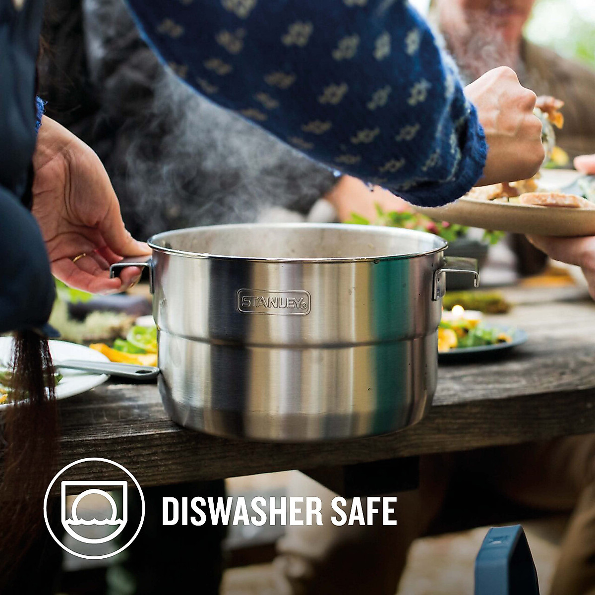 STANLEY Adventure Full Kitchen Basecamp 11 Piece Camp Cook Set-Packable Unit, 3.5l, Stainless Steel