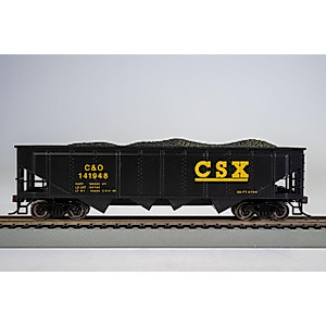 Bachmann Trains - 40' Quad Hopper Car - CSX - HO Scale, Grey, 8
