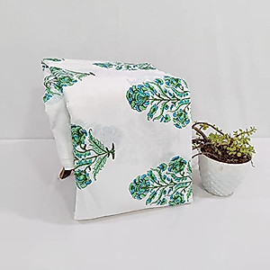 Trade Star 3 Yard Hand Block Print Fabric 100% Cotton Fabric for Sewing Crafting Dressmaking Running Natural Dye Sanganeri Indian Bird Print Fabric by The Yard Width 44 Inches(Pattern 4)