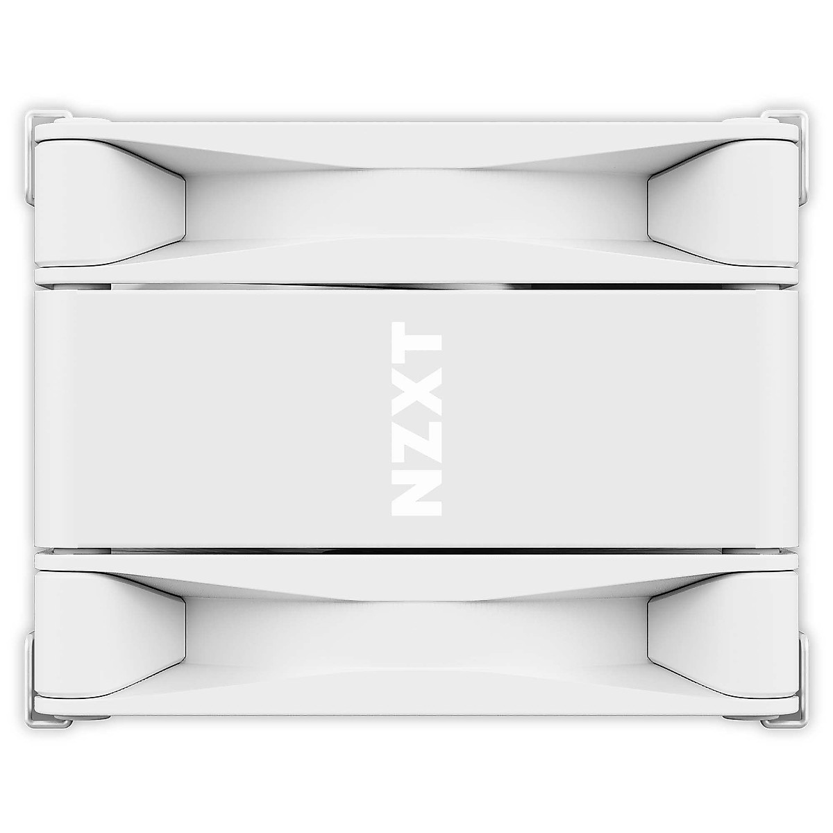 NZXT T120 CPU Air Cooler - RC-TN120-W1 - Conductive Copper Pipes - Fluid Dynamic Bearings - AMD and Intel Compatibility - White