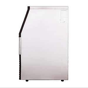 Commercial Ice Maker Stainless Steel Automatic Ice Machine Industrial Ice Maker Machine ice Cube Maker Auto Clean with 100 Ice Cubes Per Plate and Control Panel (110V/60HZ, 264.55lbs/24h)