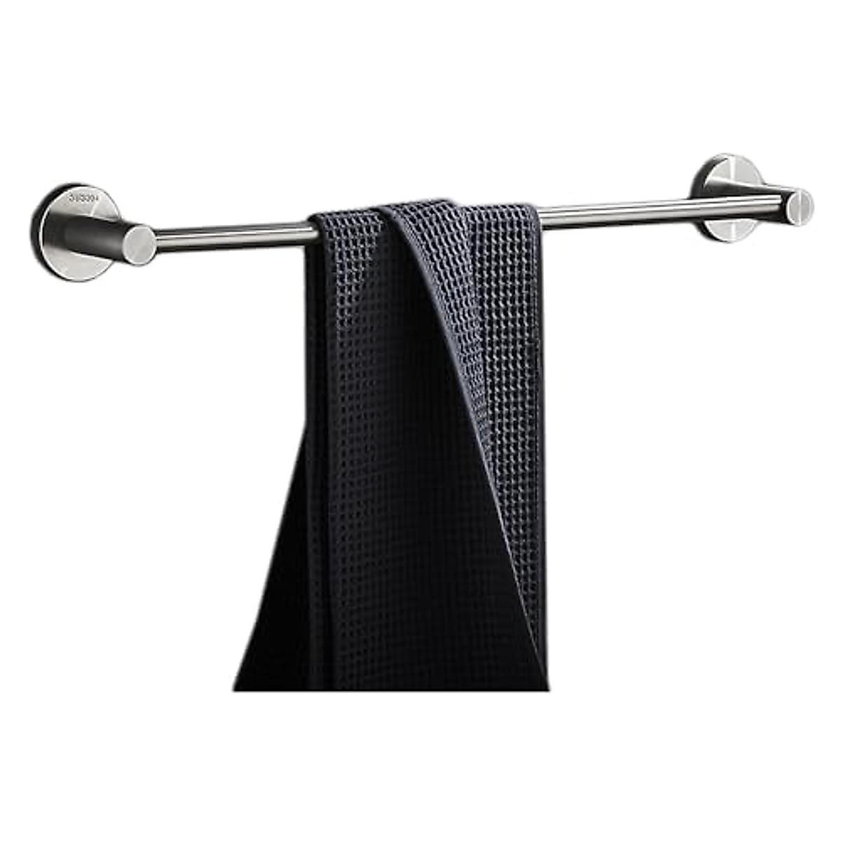 Towel Racks LOHXA Bath Towel Bar Single Bars Towel Rack Rod，Wall Mounted Towel Rail Stainless Steel Bathroom Towel Holder Toilet Kitchen Shower Towel Shelf Single Layer/Color/80Cm(Size:80Cm)