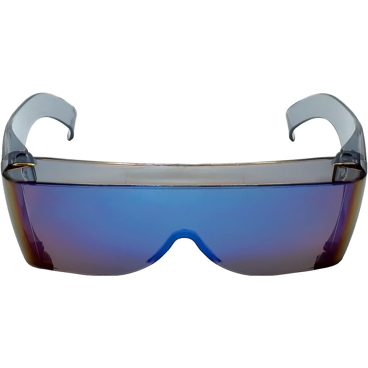 Calabria 3000 Fitover Safety Glasses Over Eyewear Blue Green Silver Mirror 3 Pack Men Women Wraparound Tint Anti Fog Scratch