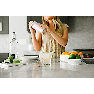 Simple Modern Cocktail Shaker Gift Set with Jigger Lid | Insulated Boston Martini Mixer Stainless Steel Christmas Gifts for Men Women | Compatible with Classic Tumbler Collection | Midnight Black