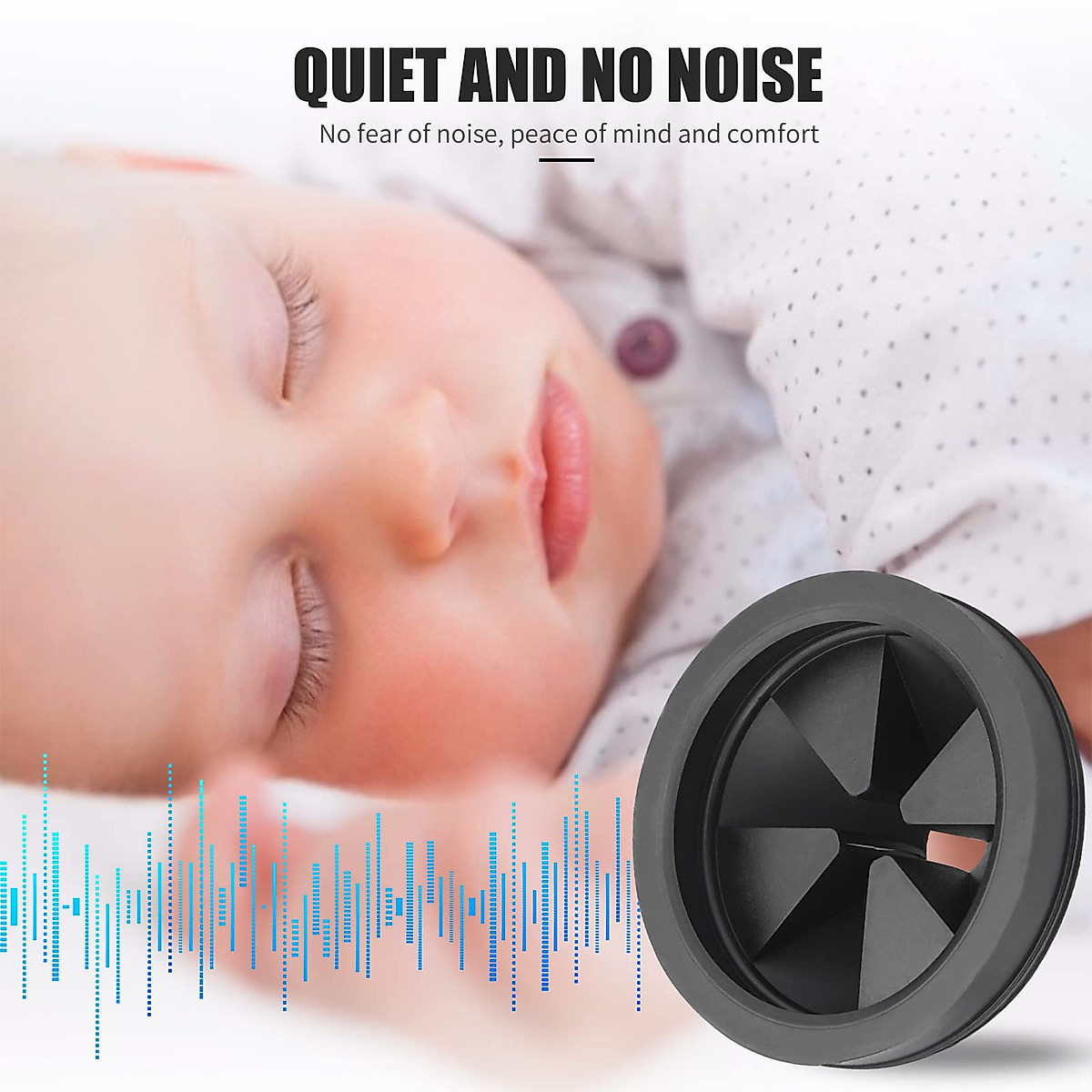 Garbage Disposal Splash Guards, 2-Pack 3 1/8" Sink Baffle Food Waste Disposer Drain Splash Guard Collar Quiet Collar Cover EPDM Rubber Drain Plugs Insert Parts for Waste King, Whirlaway, GE Disposer