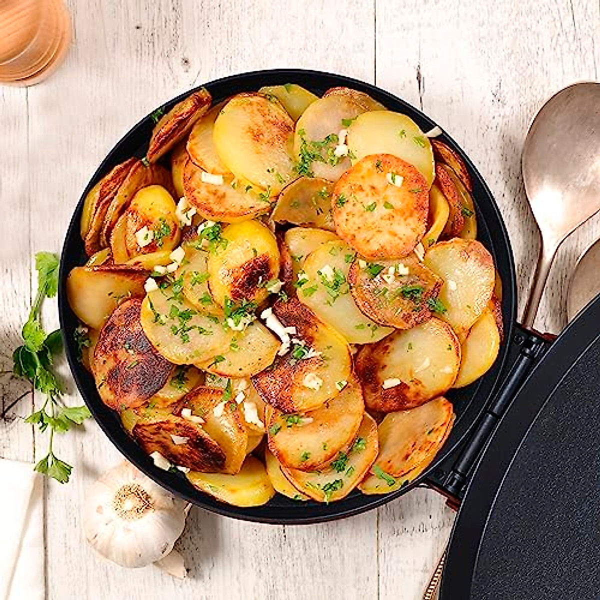 Courant Pizza Maker 12 inch Pizzas Machine, Newly improved Cool-touch Handle Non-Stick plates Pizza oven & Calzone Maker, Electric Countertop Oven for Home or School, 12” Indoor Grill/Griddle, Red