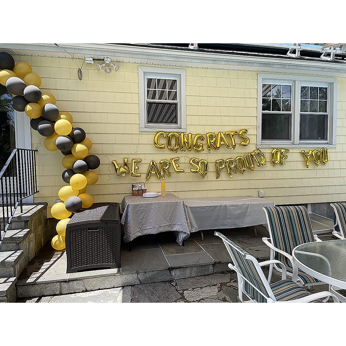 JeVenis We Are So Proud of You Balloon Graduation Banner Congratulations Banner Graduation Party Decorations Graduation Commencement Decoration