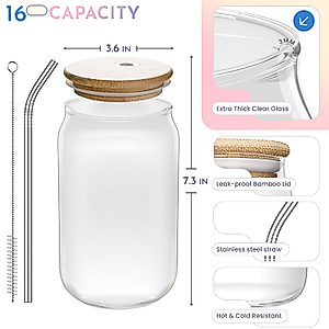 Book Lovers Gifts for Women: Gifts for Readers Book Lovers Bookworm - Bookish Gifts, Reading Gifts, Book Themed Gifts - Mothers Day Graduation Birthday Gifts for Kids Librarian Teacher, 16oz Glass Cup