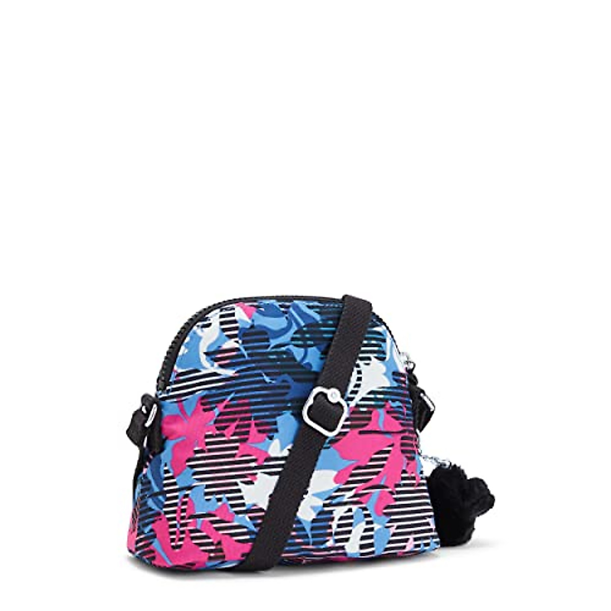 Kipling Womens Women's Dory Bag, Adjustable Strap, Mini Handbag, Polyester Crossbody Bags, Brilliant Blossoms, 7.75 L x 6.25 H 3.75 D US