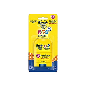 Banana Boat Kids Sport Broad Spectrum Sunscreen Stick with SPF 50, 0.5 Ounce