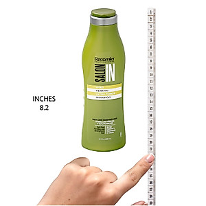 Recamier Professional Salon In +Pro Keratin Ultra Force Hair Shampoo 10.1 - Champu Keratina para el Cabello Debil y Maltratado