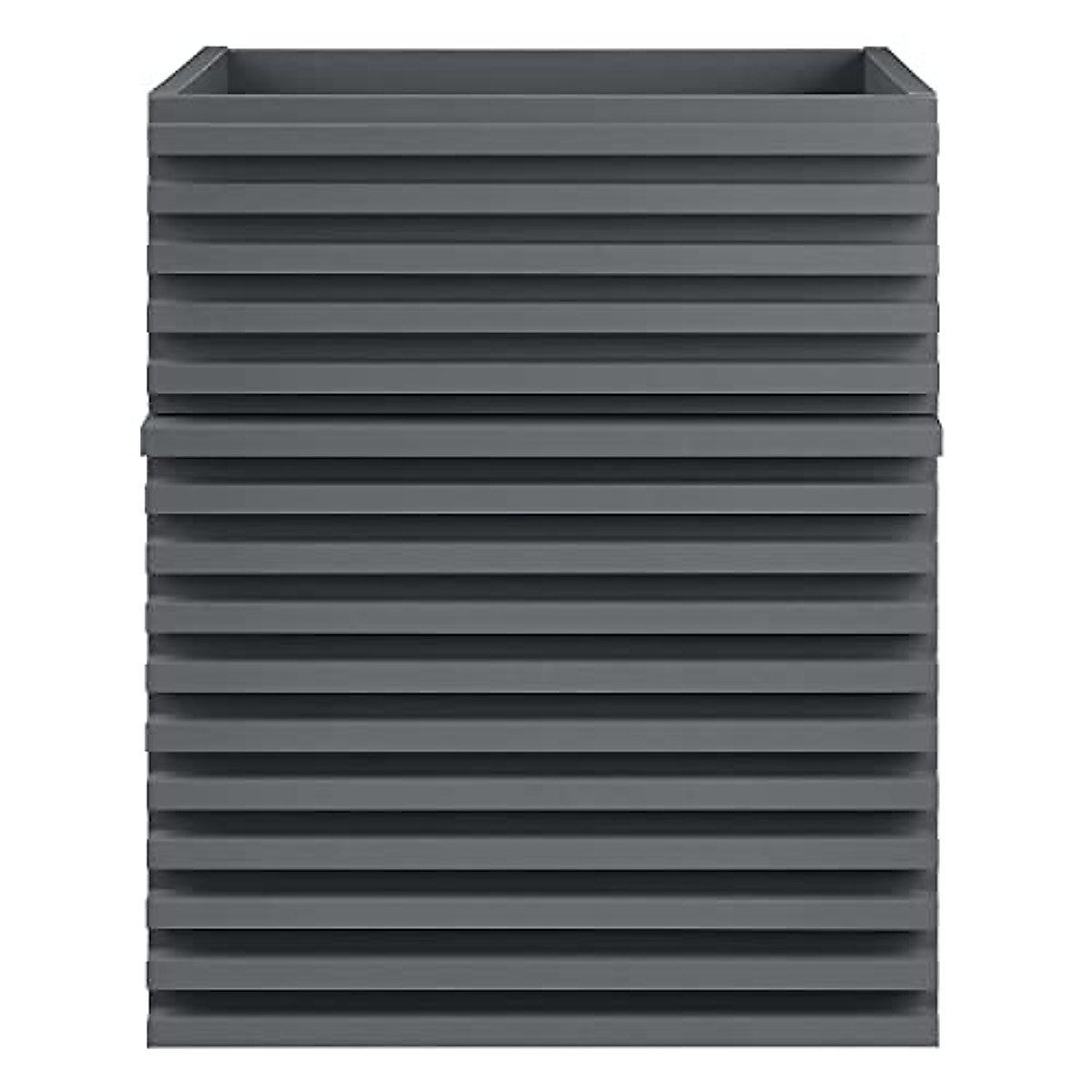 Modway Render 18" Wall-Mount Bathroom Vanity in Gray-Sink Basin Not Included, 18 Inch