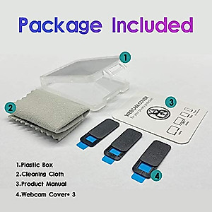 DATD Webcam Cover, Laptop Camera Cover Slide Ultra Thin for Computer, MacBook Pro, MacBook Air, iPad, iMac, iPhone, Protect Webcam Privacy(3 Pack)