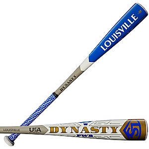 Louisville Slugger 2020 Dynasty PWR (-9) 2 5/8" USA Baseball Bat, 28"/19 oz