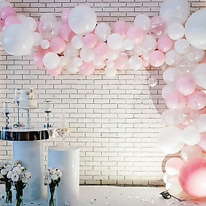 Clear balloons 5 inch 50pcs Transparent Party Balloon Mini Balloons for Wedding Engagement Anniversary Birthday Party Decorations