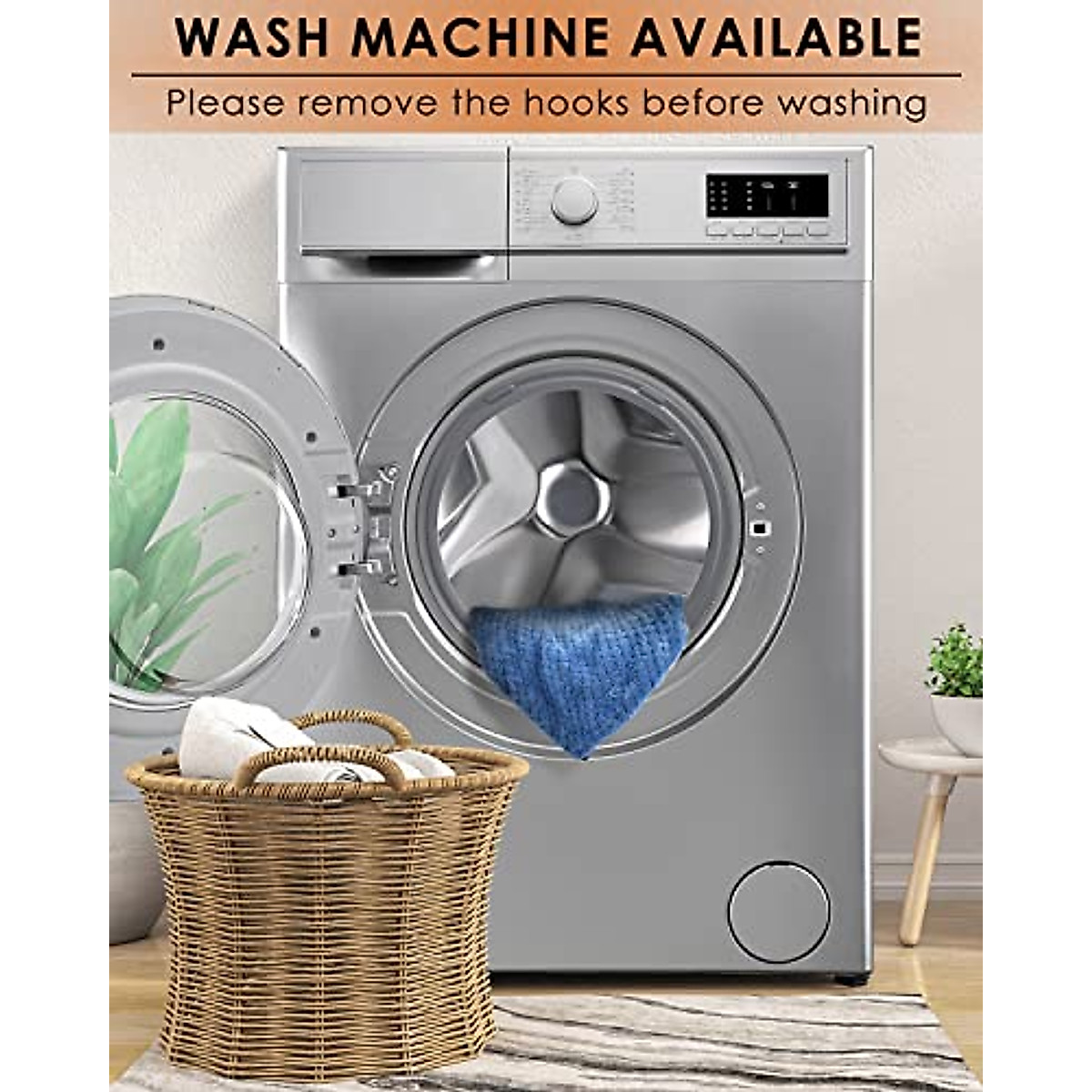 TINDTOP Small Animals Hammock, Ferret Sugar Glider Triple Bunk Bed Cage Warm Plush Hanging Hammock Bed Hideout for Hamster Guinea Pig Rat Ferret Chinchilla (Grey + Blue)