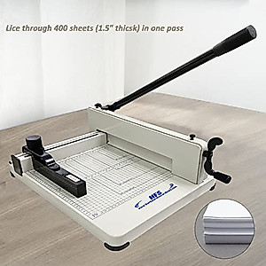 HFS (R) Heavy Duty Guillotine Paper Cutter -12'' (12'' Paper Cutter)