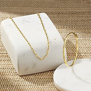 RS Pure by Ross-Simons Italian 14kt Yellow Gold Linear-Pattern Bangle Bracelet. 8 inches