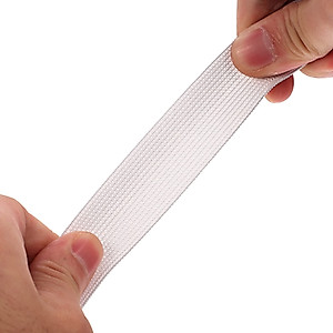 Ciieeo 1 Roll Elastic Band Kintting Waist Band Fold Over Elastic Ribbon Creative Dresses for Pregnant Women Clothes Elastic Strap White Pregnant Woman Sewing Supplies Thicken Polyester