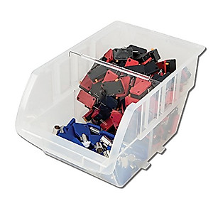 Performance Tool W5178 4Pc Clear Parts Bin Dividers for Medium Bins (W5171 & W5173)