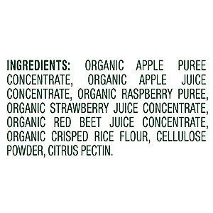 Sprout Organic Toddler Snacks, Crispy Chews, Red Berry & Beet, 3.15 oz - Pack of 10