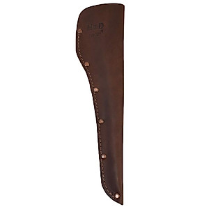 Hide & Drink, Thick Leather Sheath Accepts 6 inch | Mora Belt Holder | Handmade - Bourbon Brown