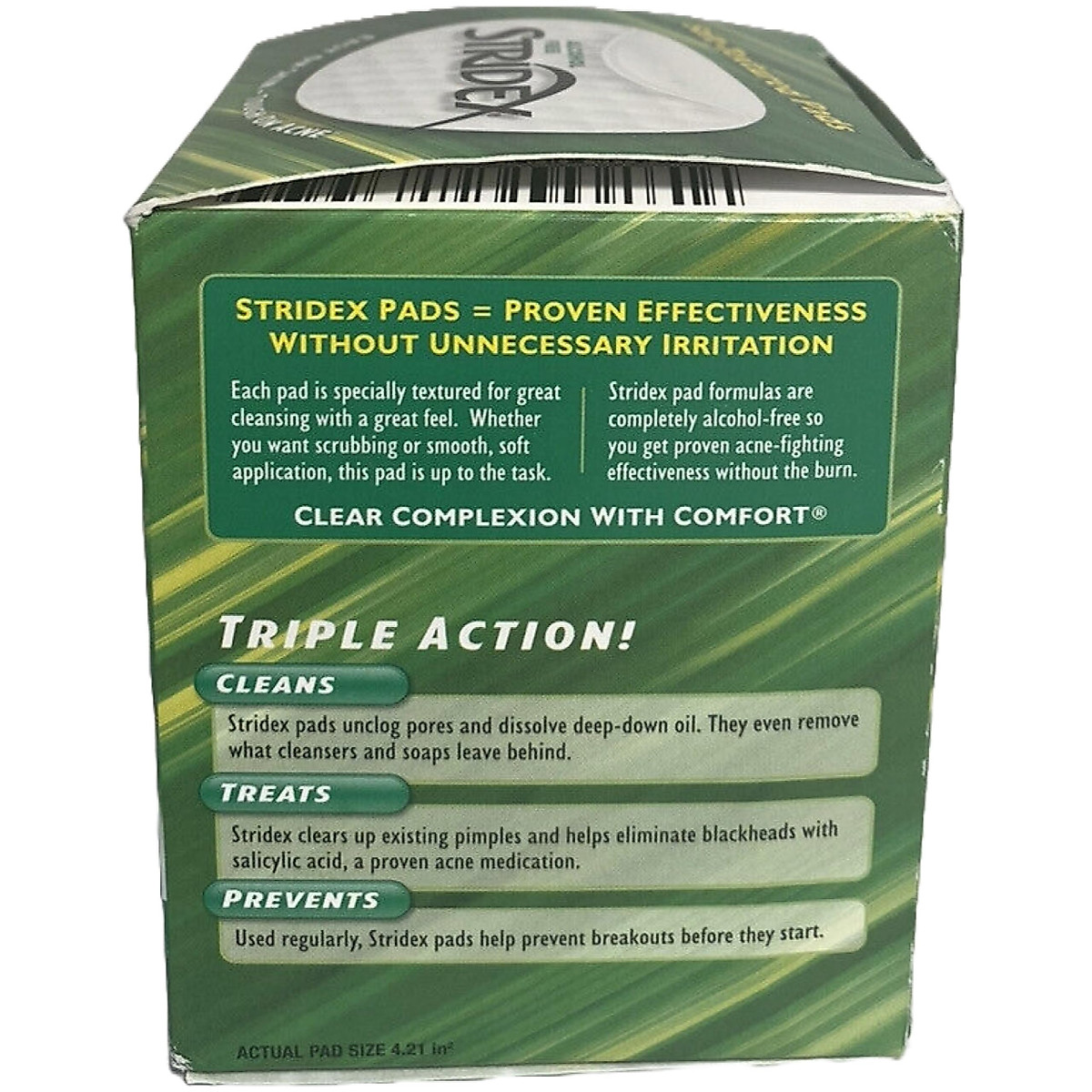 Stridex Daily Care Acne Pads with Aloe, Sensitive Skin, 90 ct