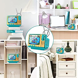 Retro Video Games Console for Kids Adults Built-in 308 Classic Electronic Game 3.0'' Screen Mini TV Games Console Support TV Output and USB Charging Birthday Xmas Gift for Boys Girl 4-12 (Blue)