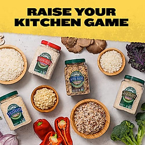 RiceSelect Arborio Rice for Italian Risotto, Premium Gluten-Free Rice, Non-GMO, 32-Ounce Jar, (Pack of 1)