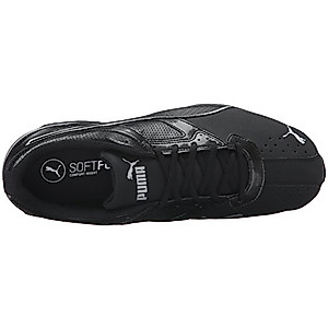 PUMA Men's Tazon 6 FM Shoes, PUMA Black/PUMA Silver, 12 M