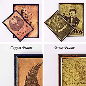 Tom Waits Wall Art. Portrait, Music Lover Gift, Metal Artwork. A Groundbreaking New Way to Display Your Preferred Art on Brass or Copper. Bar, Restaurant Decor, Poster, Man Cave