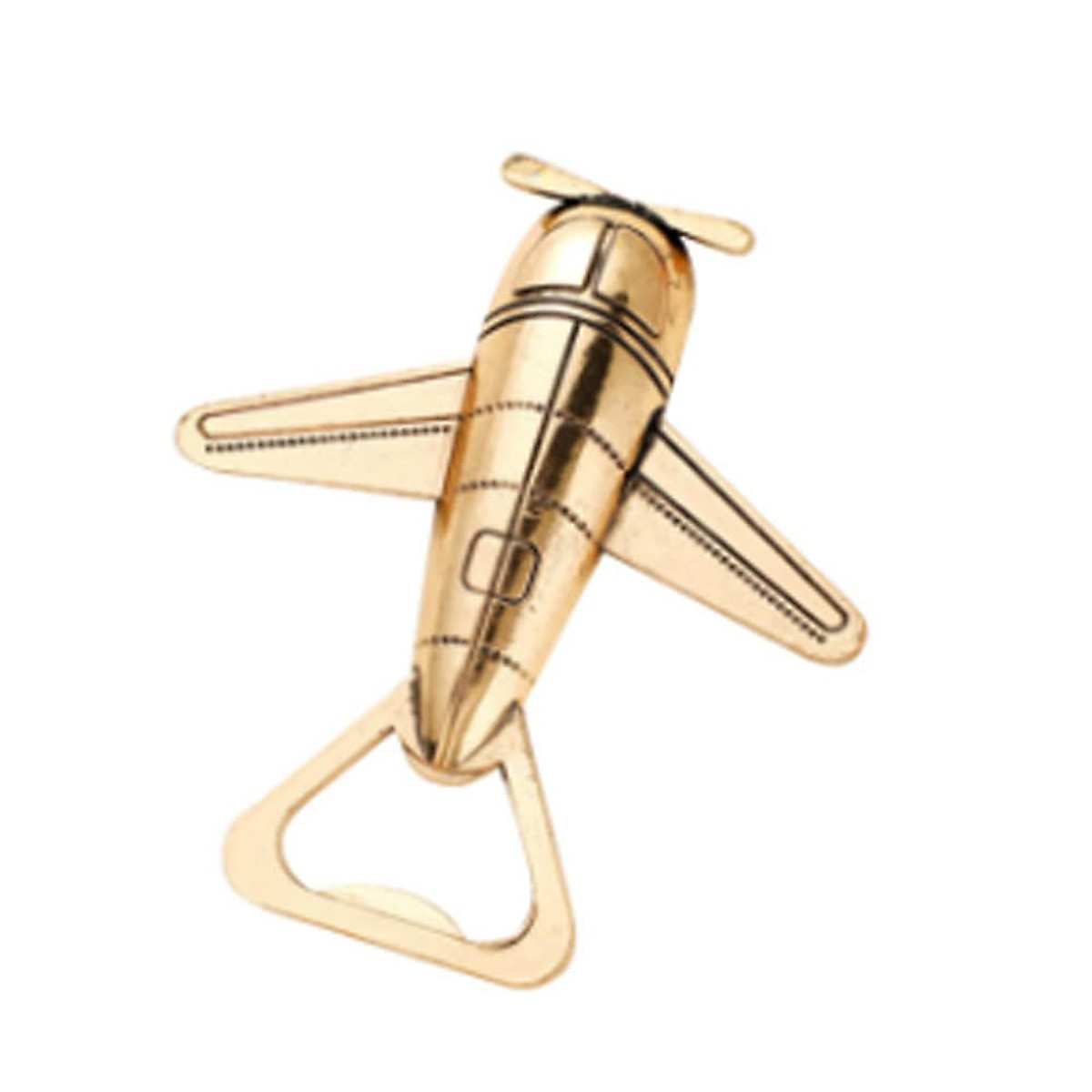 ARFUKA Bottle Opener Stainless Steel Airplane Shape Beer Bottle Opener Portable Beverage Soada Drinks Bottle Opener Home Kitchen Bar Tool Wedding Party Christmas Birthday Gift