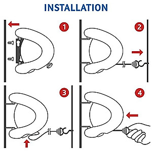 Tatkraft Strong Retractable Clothesline, Automatic Retractable Mechanism, 49ft Adjustable and Heavy-Duty Clothesline, Weather Proof and Rust Resistant, Screws and Fixture Hook Included